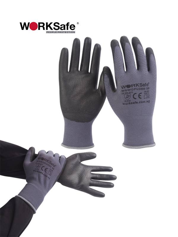 WORKSAFE PU3000 CUT 1 CUT-RESISTANT SAFETY GLOVES (PU3000)